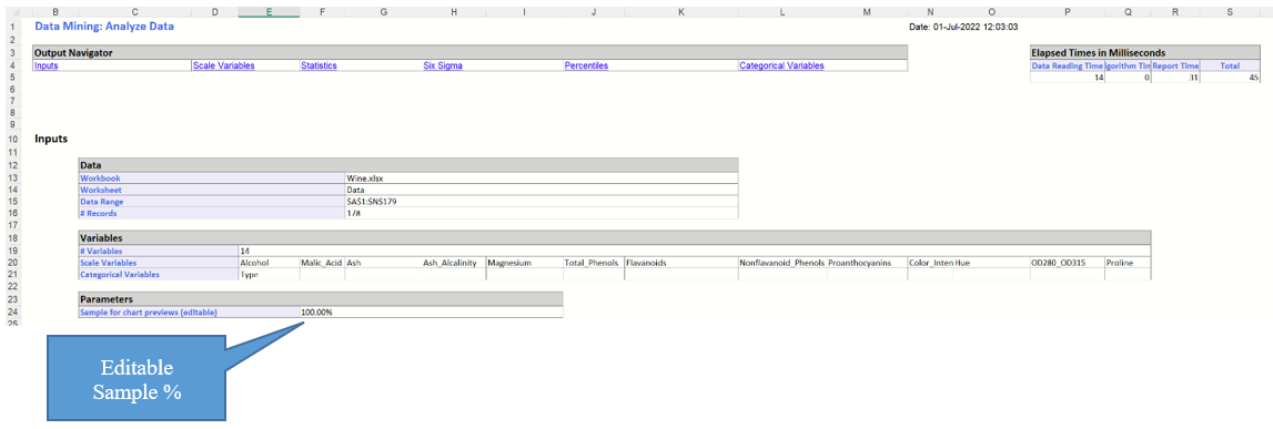 Analyze Data Example | solver