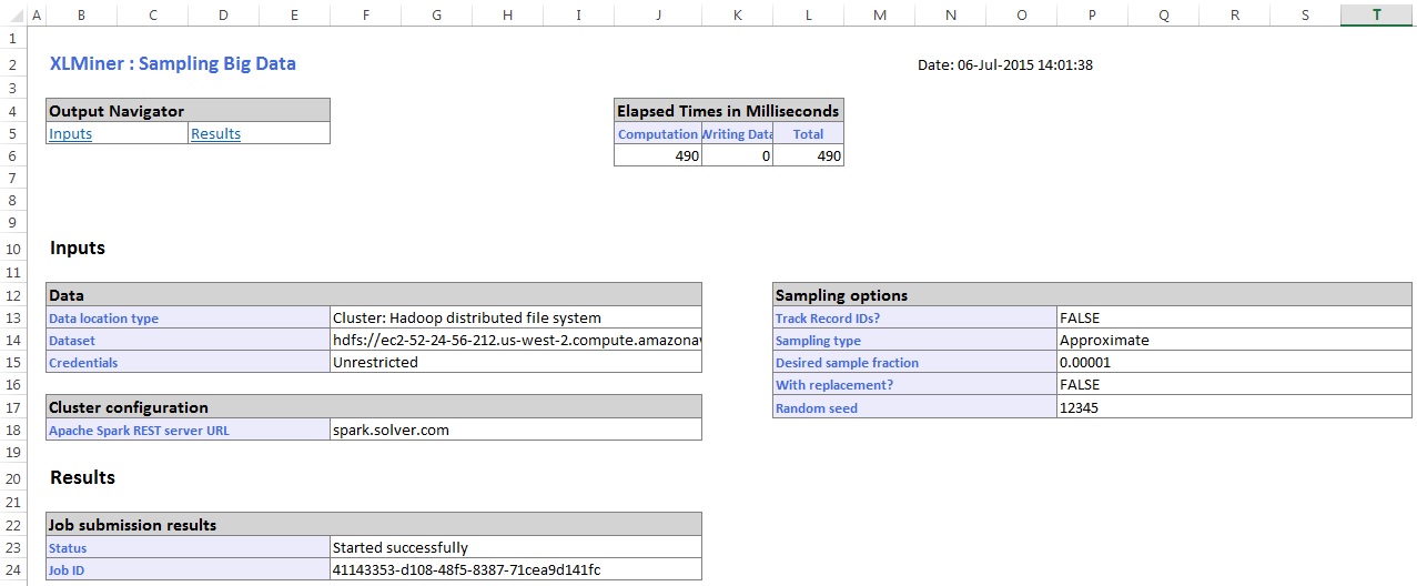 Sampling and Summarizing Big Data | solver