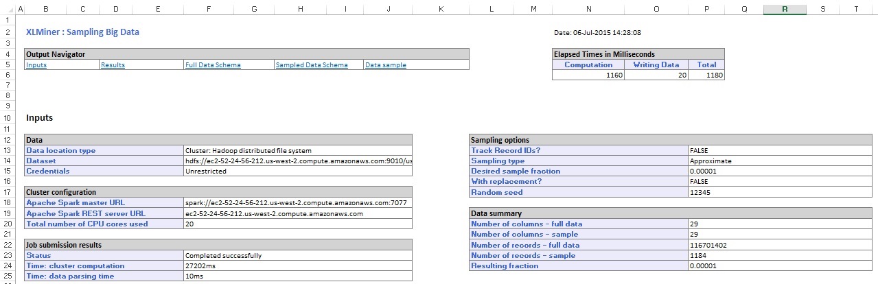 Sampling And Summarizing Big Data Solver 5136
