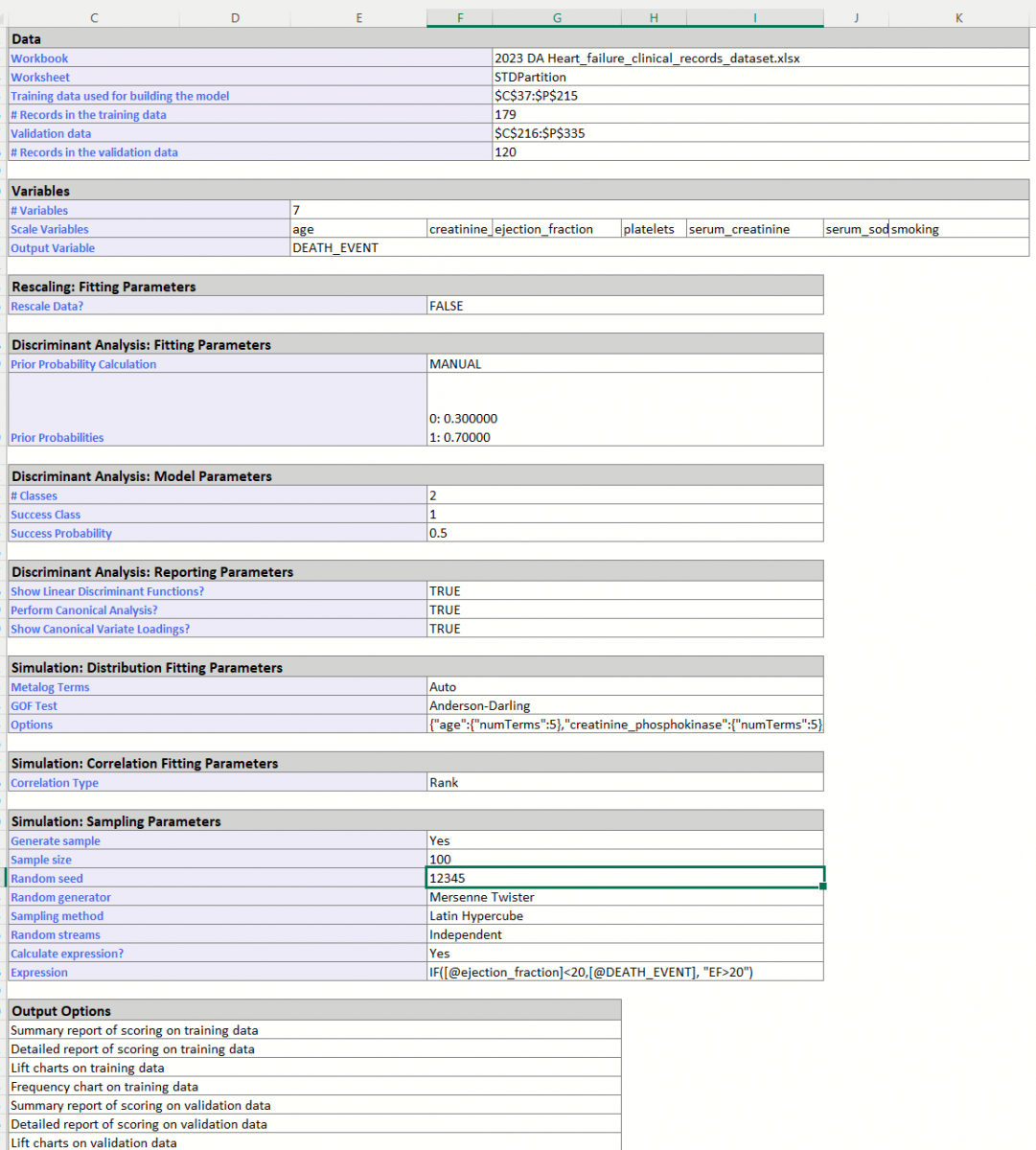 Discriminant Analysis Example | solver