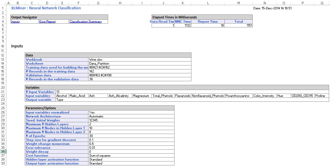 Automated Neural Network Classification Example | solver