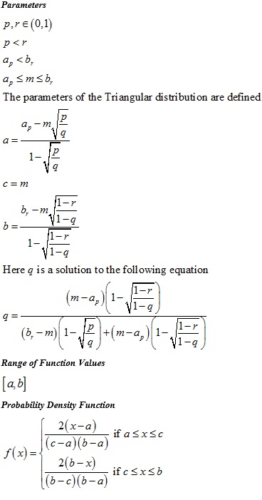 PsiTriangGen Distribution | solver
