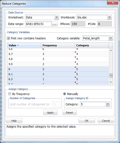 Transform Categorical Data Example | solver
