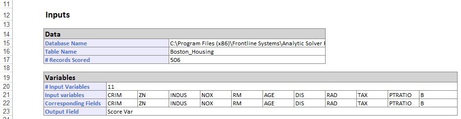 Scoring to a Database | solver